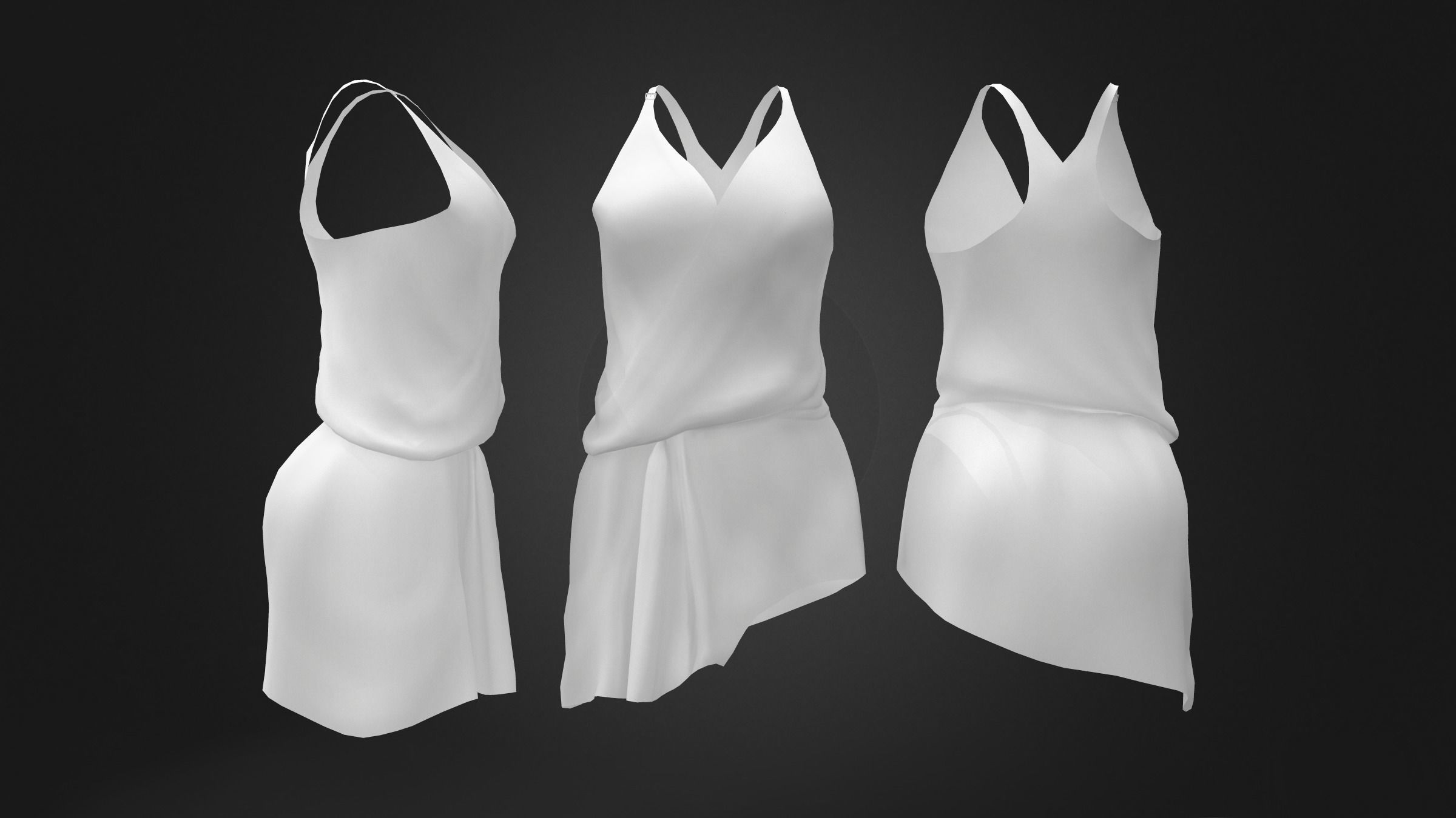 3D model Toga Dress VR / AR / low-poly | CGTrader