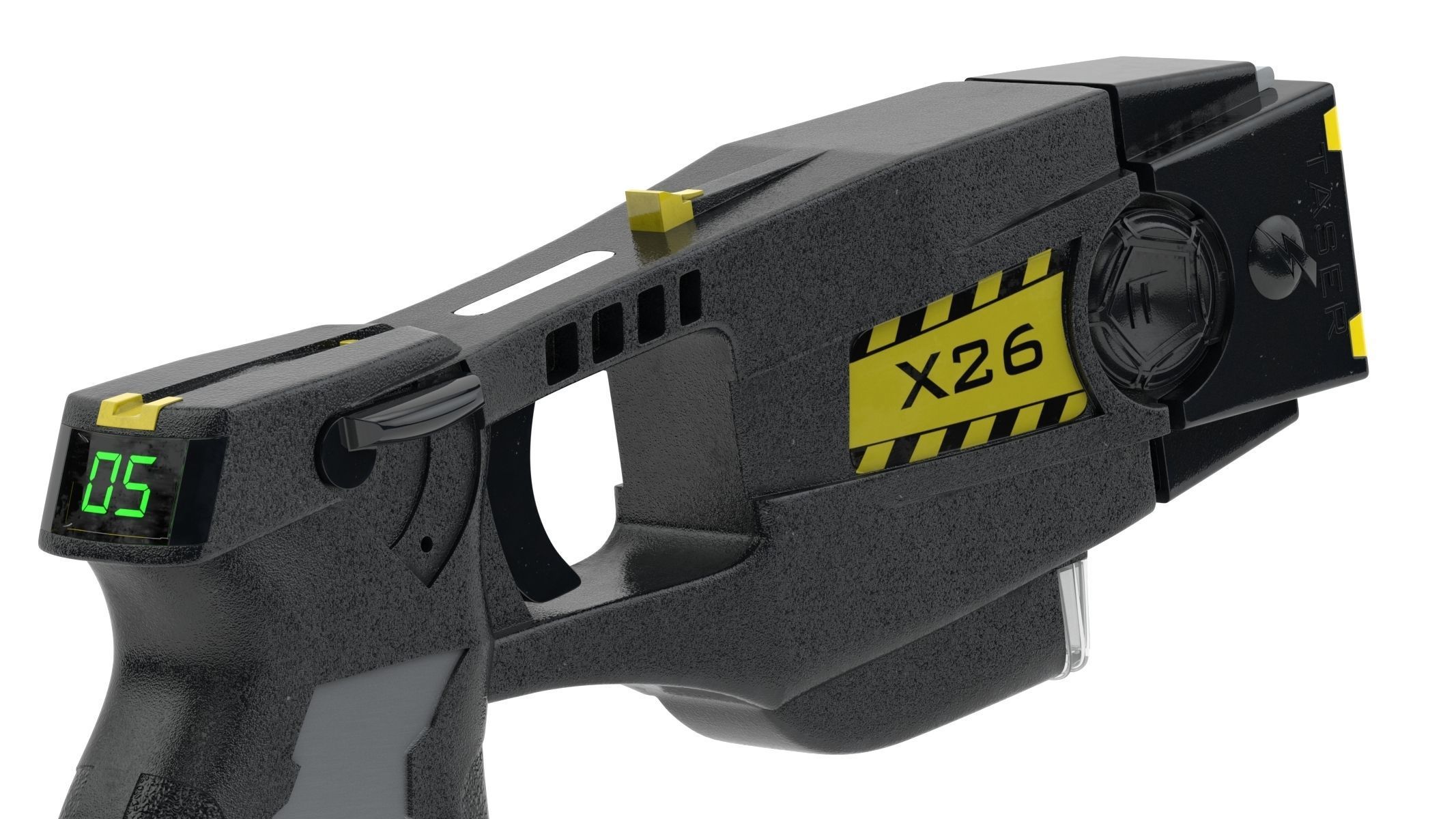 Police Issue X26 Taser 3D model | CGTrader