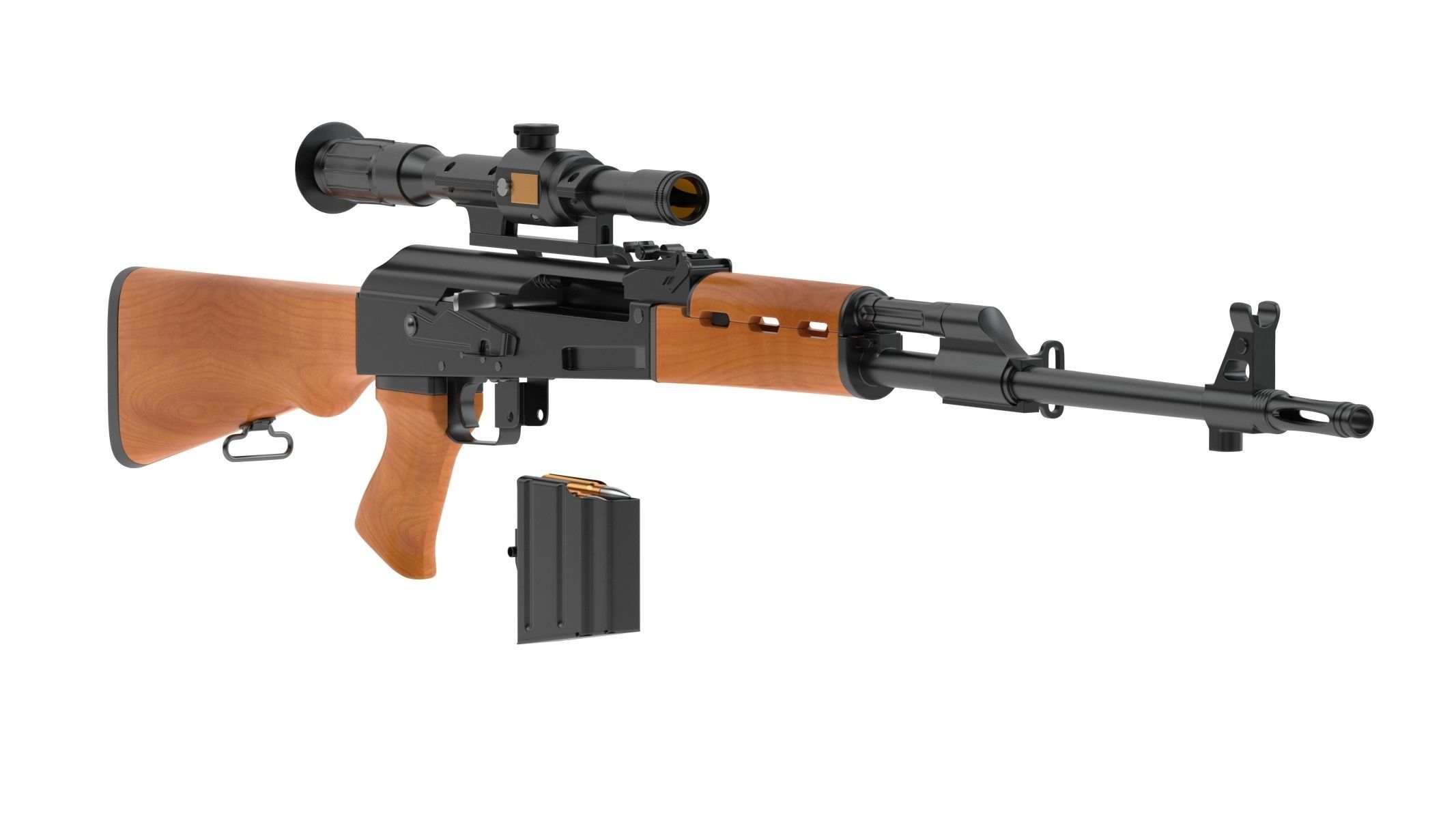 Zastava M76 3D model | CGTrader