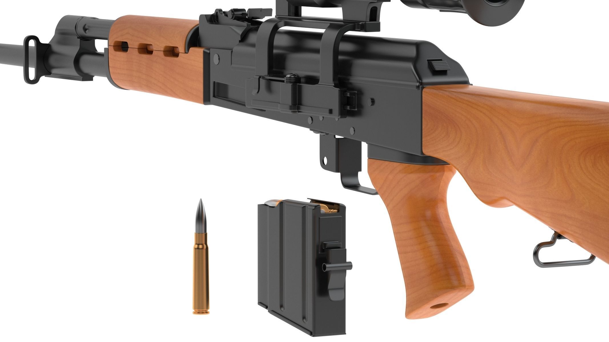 Zastava M76 3D model | CGTrader
