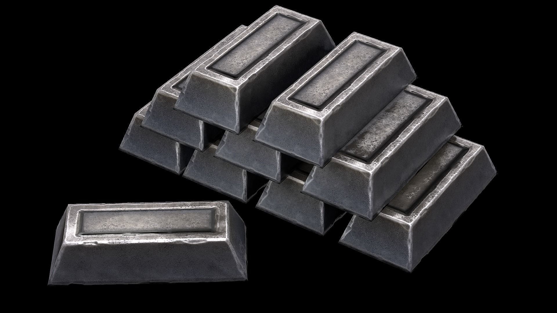 3D model Steel Ingot VR / AR / low-poly | CGTrader
