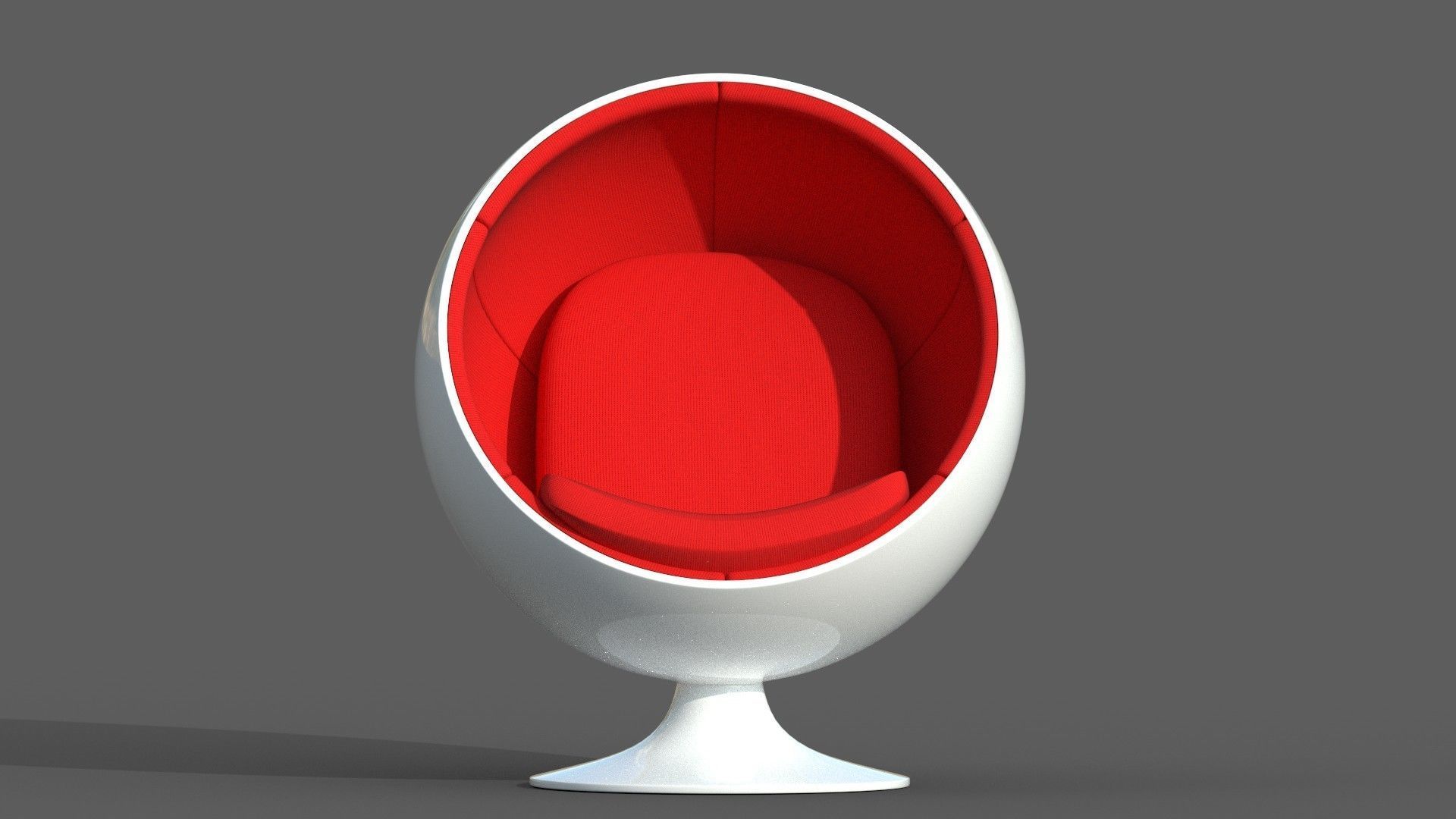 Round chair free 3D model | CGTrader
