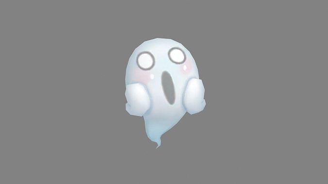 3D model Cartoon Soul Out - Ghost VR / AR / low-poly | CGTrader