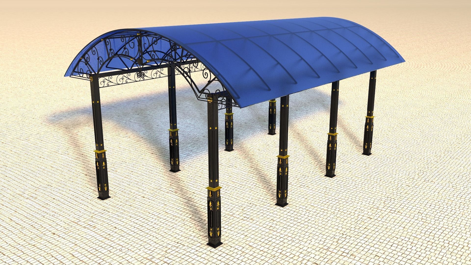 Street arch 3D model | CGTrader