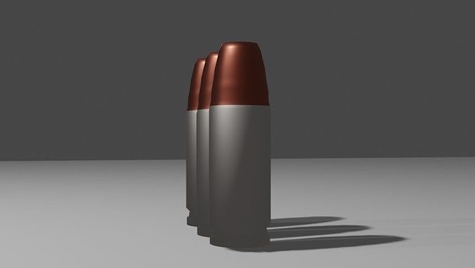 40 cal bullet free VR / AR / low-poly 3D model | CGTrader