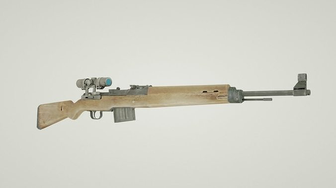 3D model DE G43 sniper VR / AR / low-poly | CGTrader