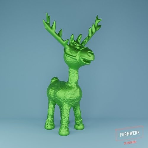 Moose 3D model 3D printable | CGTrader