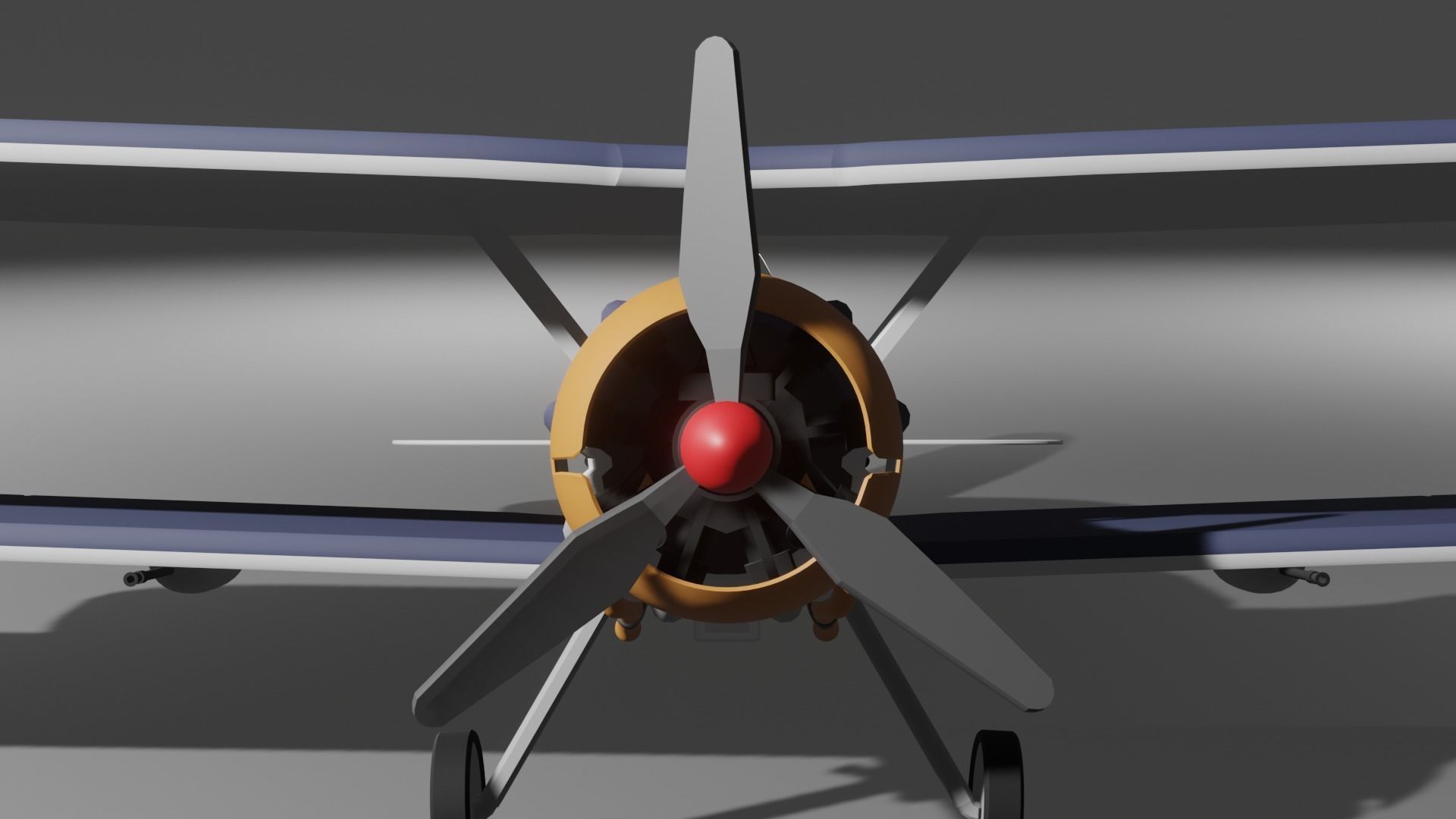 British Warplane WW2 Gladiator free VR / AR / low-poly 3D model | CGTrader