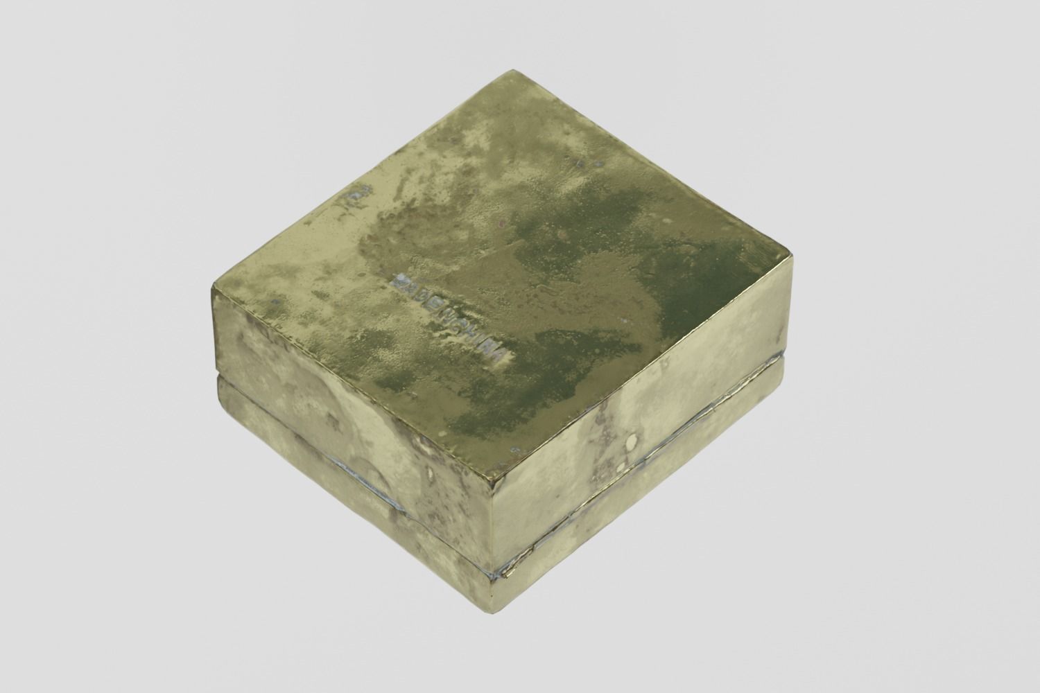 3D model Brass Snuff Box Oriental photogrammetry scan PBR 4K textures ...