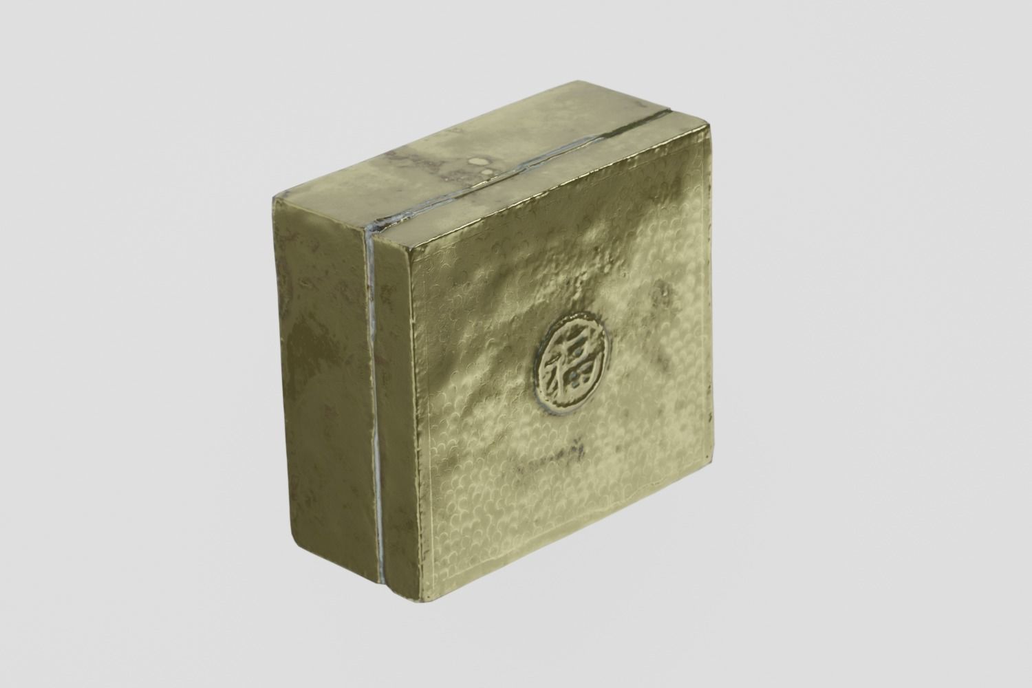 3D model Brass Snuff Box Oriental photogrammetry scan PBR 4K textures ...