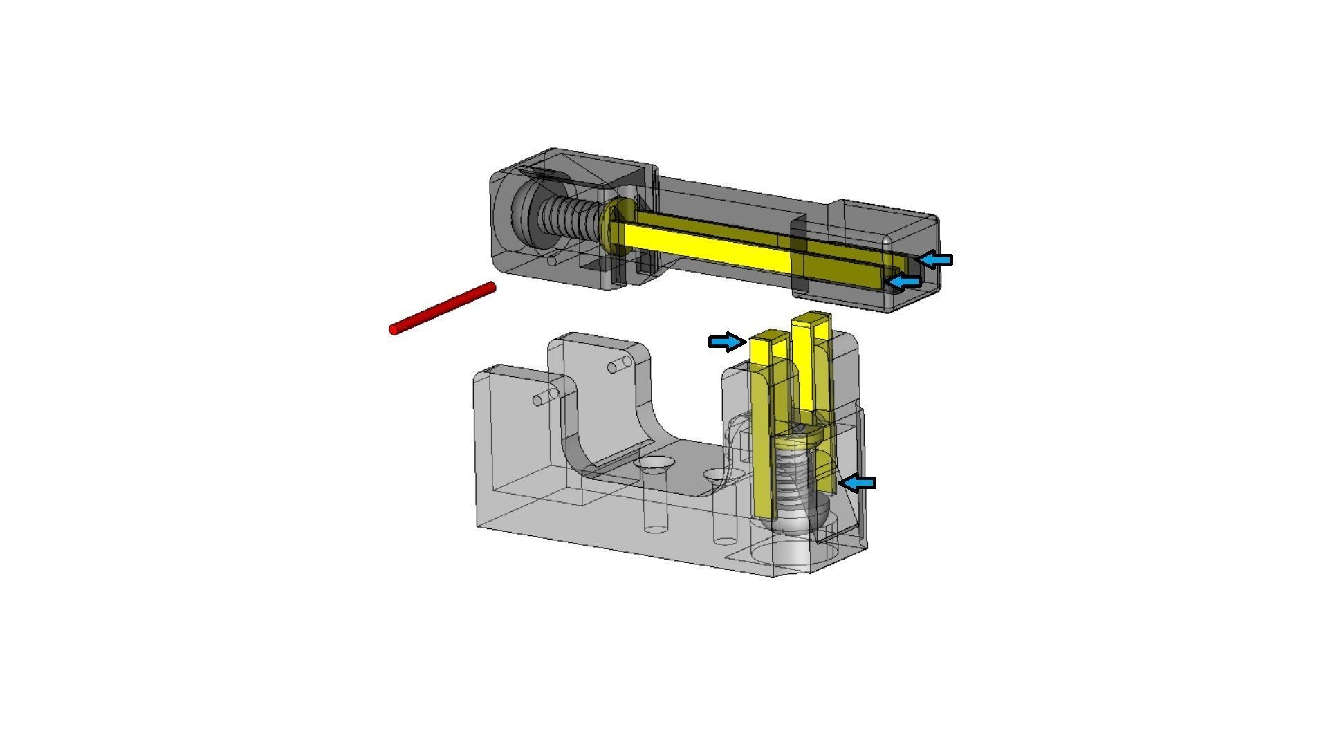 SPST Lever Switch 3D model 3D printable | CGTrader