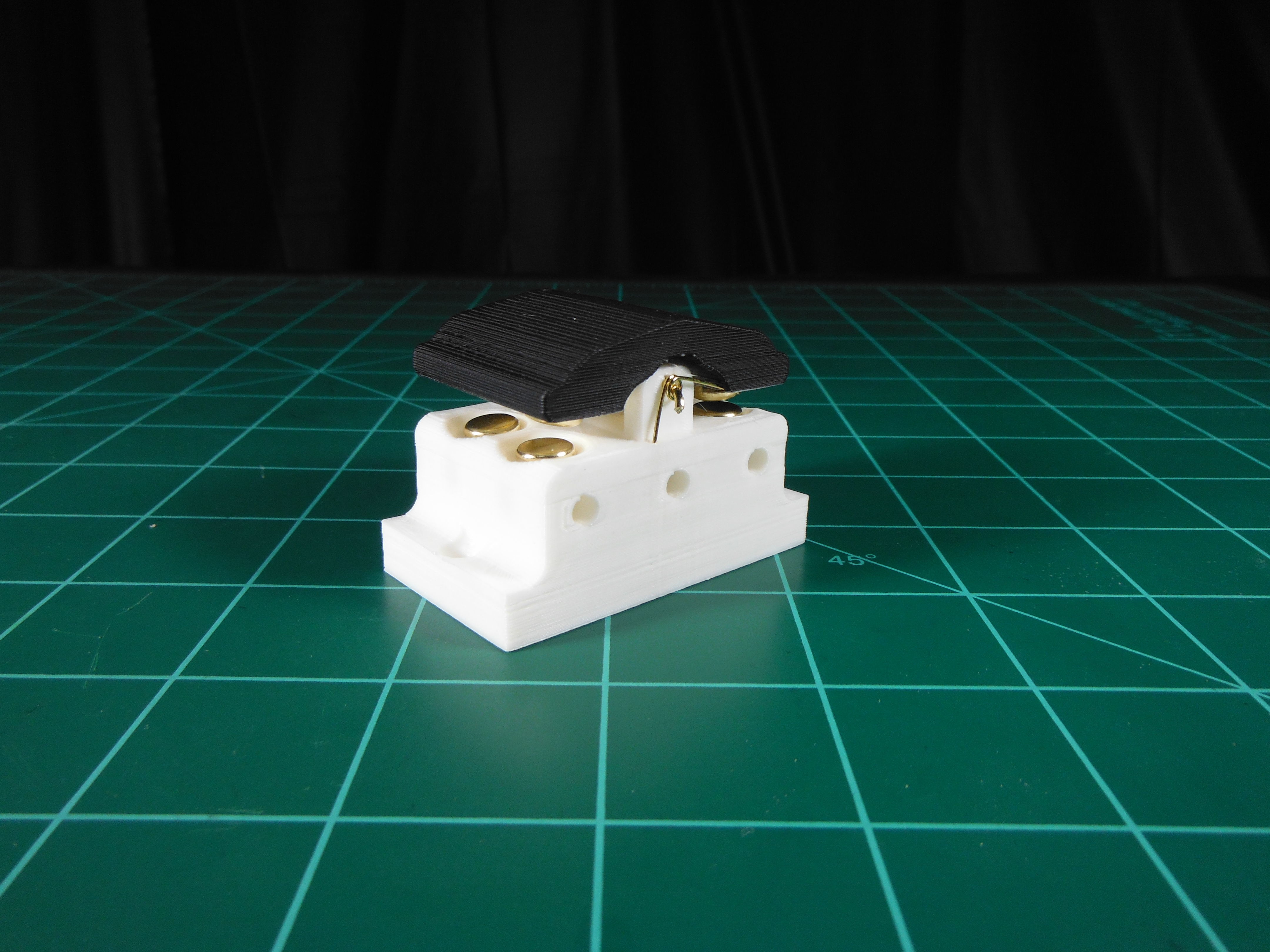 DPDT Momentary Screw Switch 3D model 3D printable | CGTrader