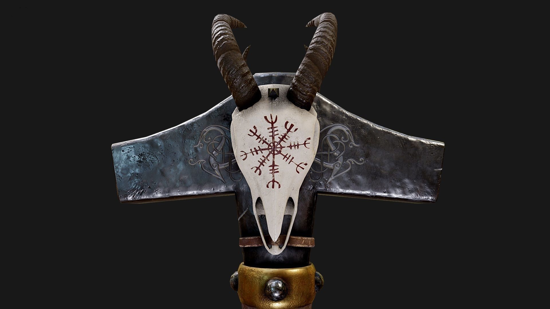 3D model Two Handed Mjolnir VR / AR / low-poly | CGTrader