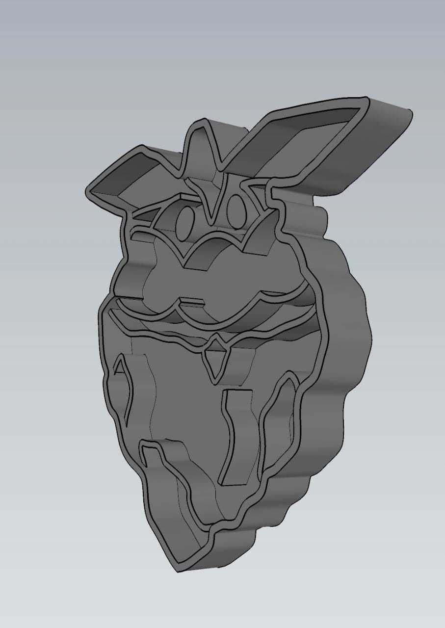 Pokemon Carbink Cookie Cutter Stamp Cake Decorating 3D model animated | CGTrader