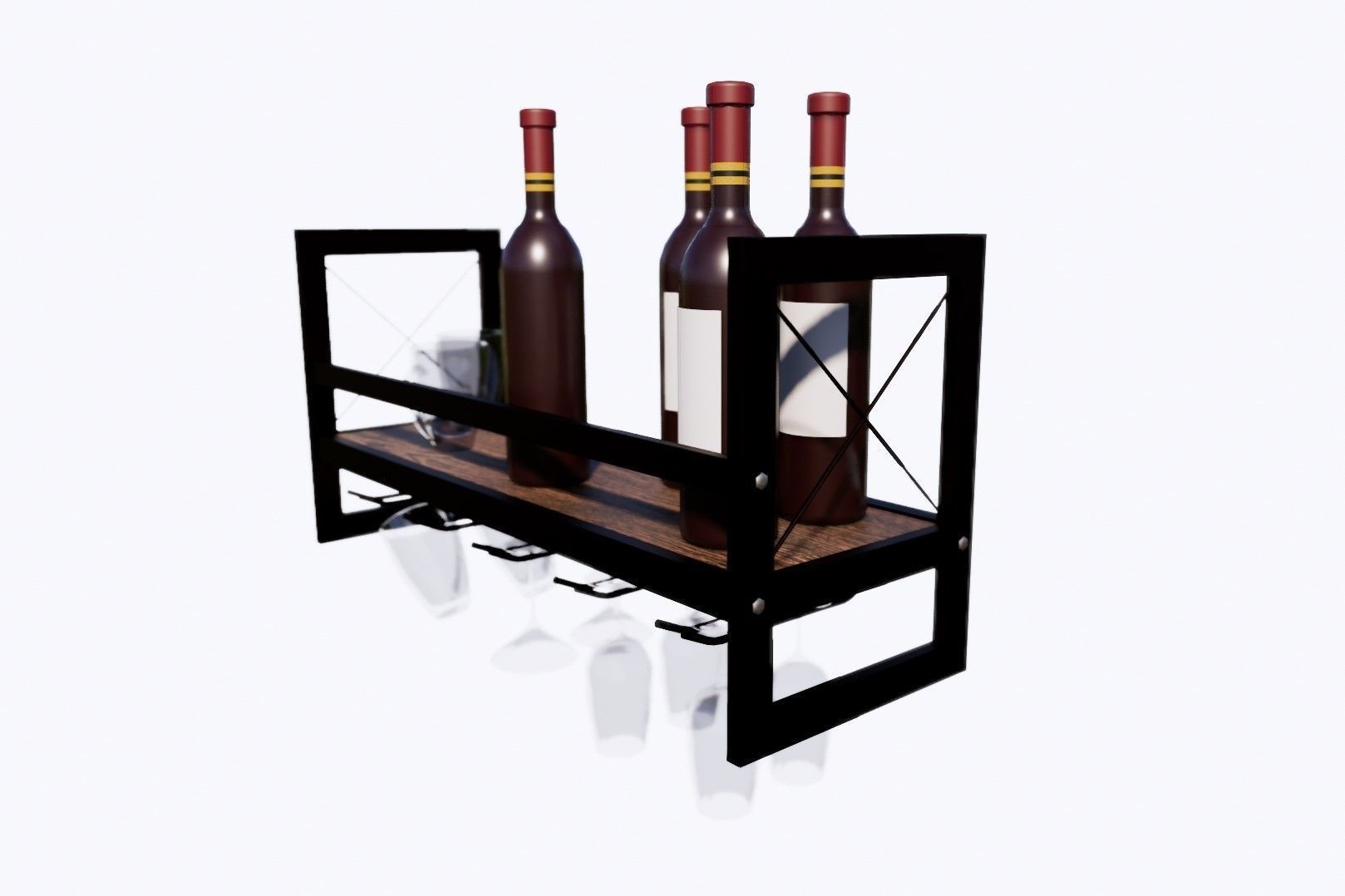 Wine shelf -Revit 2018- 3D model | CGTrader