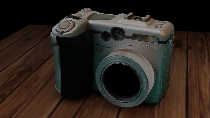 Canon G6 Camera 3D scan free 3D model | CGTrader