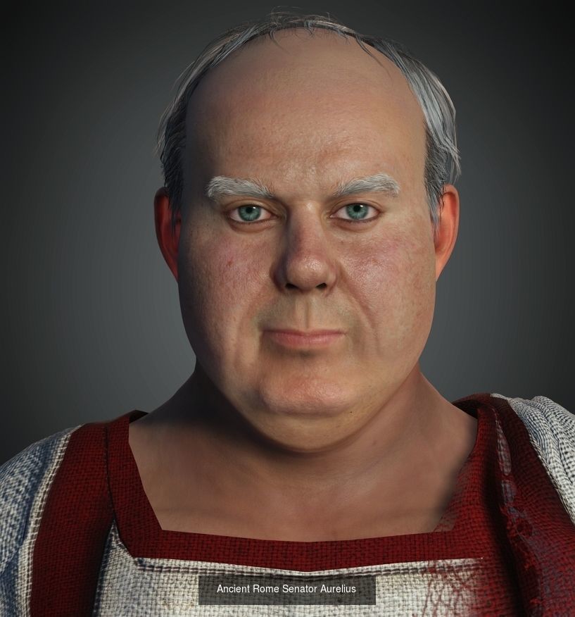 Ancient Rome Characters Collection | CGTrader