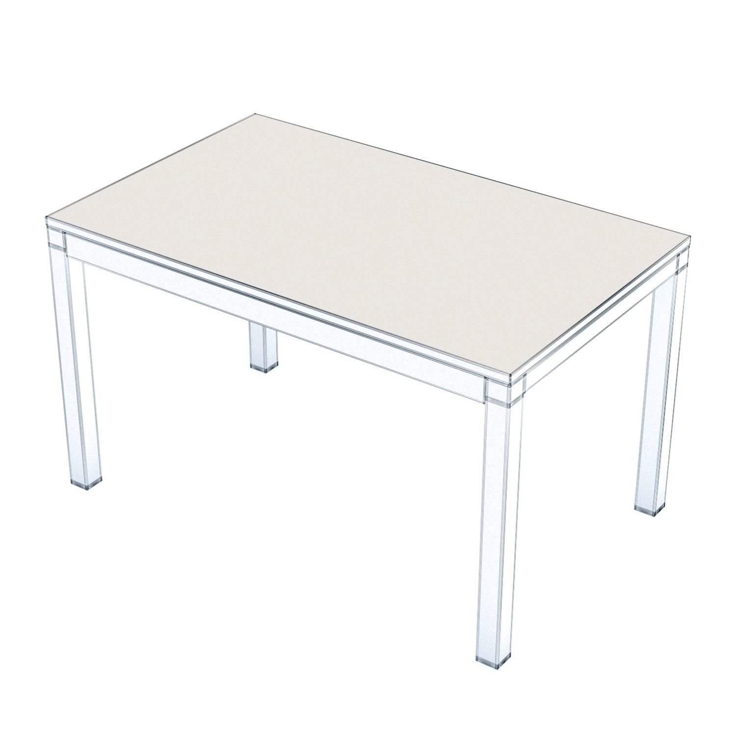 Scavolini Industrial Action Dining Table Small free 3D model | CGTrader
