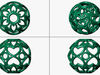 50 Spherical beads 3D model 3D printable | CGTrader
