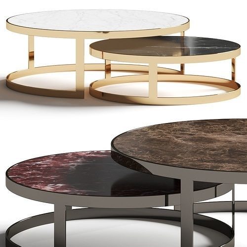 Laskasas Lua Coffee Tables 3D model | CGTrader