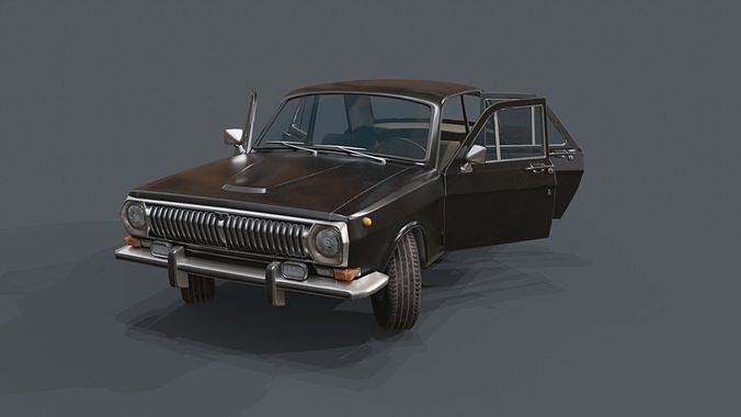 3D model GAZ24 Volga VR / AR / low-poly | CGTrader