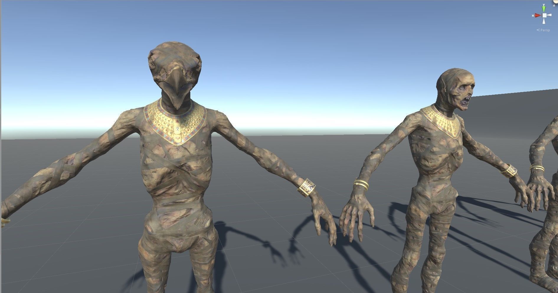3D model Mummy Set VR / AR / low-poly | CGTrader