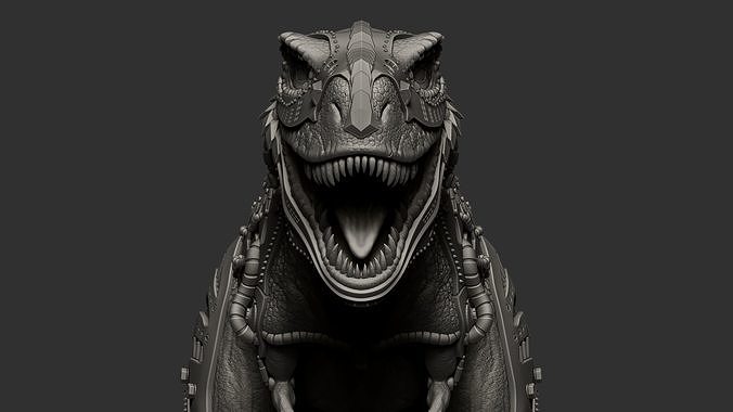 Battle Rex 3D model 3D printable | CGTrader