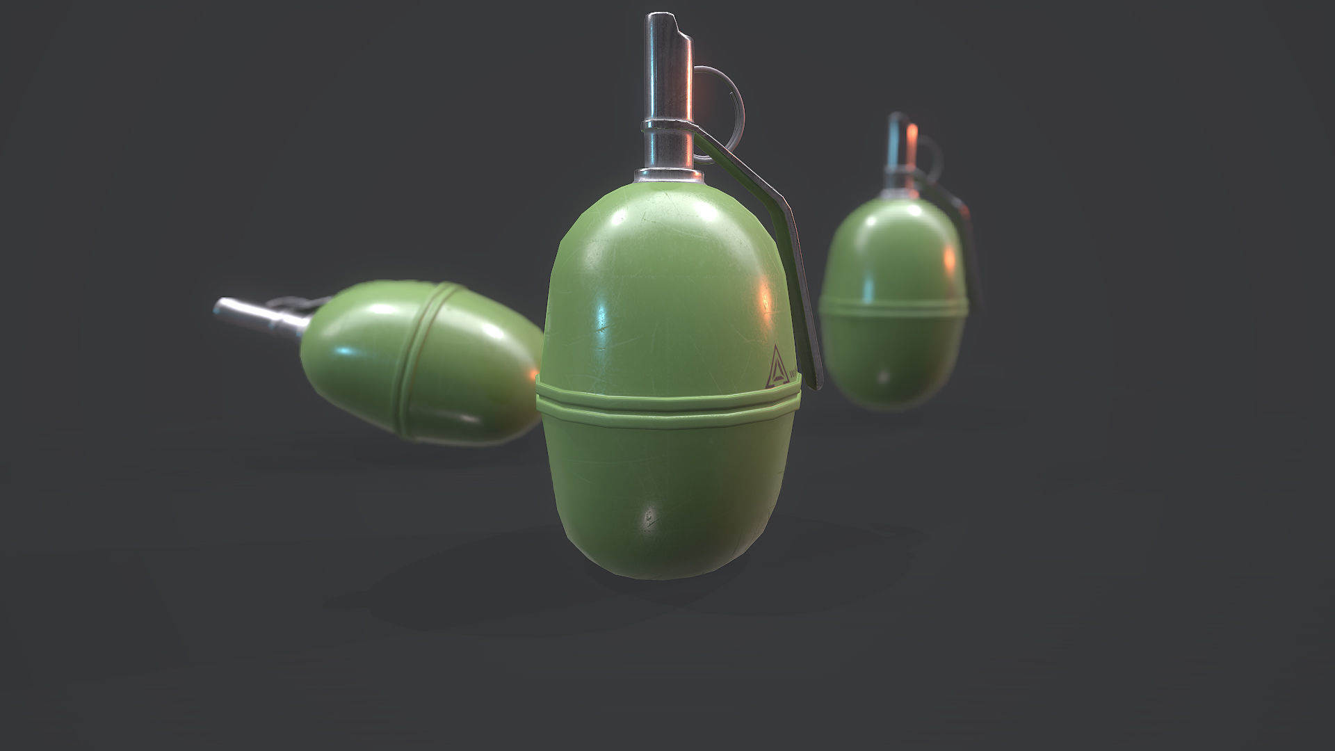 3D model RGD-5 Grenade - Models and Textures Low-poly VR / AR / low ...