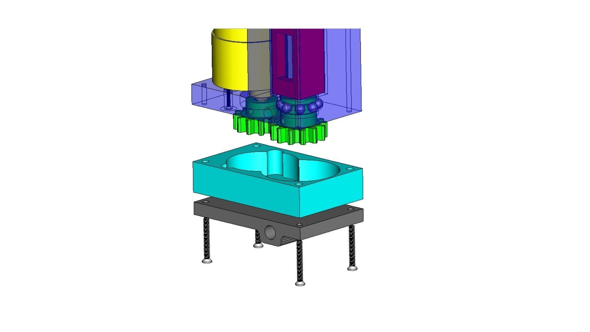 Linear Actuator 3D model 3D printable | CGTrader