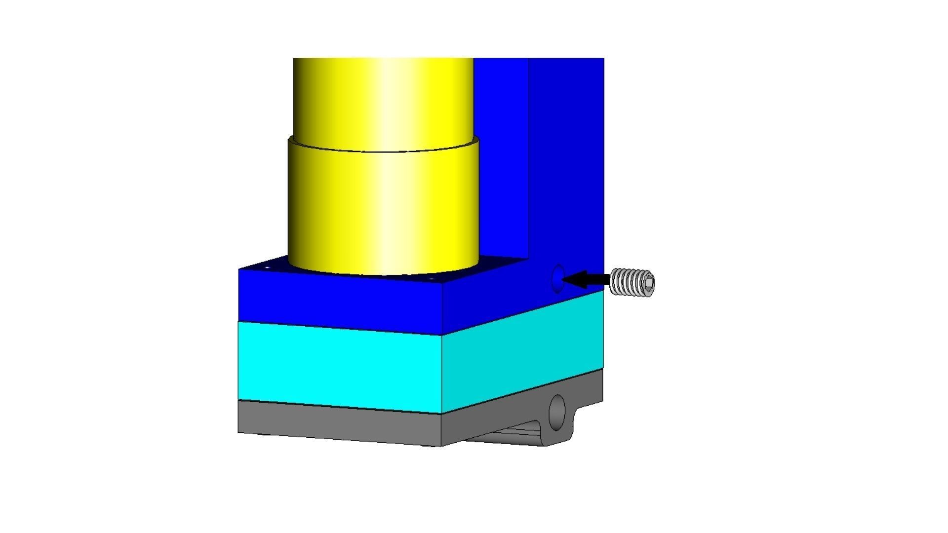 Linear Actuator 3D model 3D printable | CGTrader