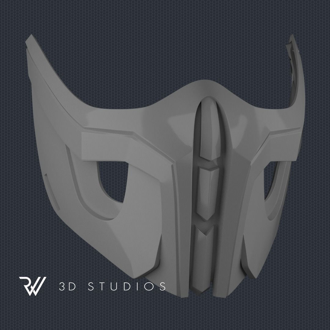 MK11 Sub-Zero Mask V9 - STL File 3D model 3D printable | CGTrader