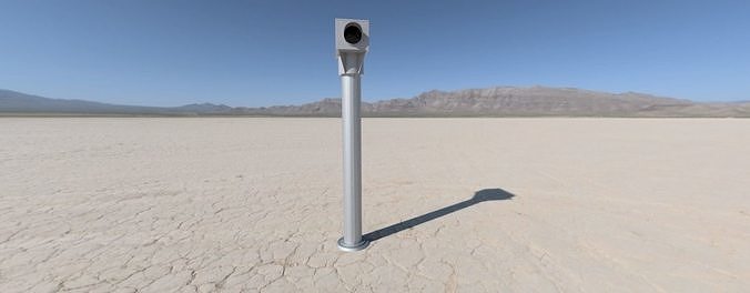 Road traffic camer free 3D model rigged | CGTrader