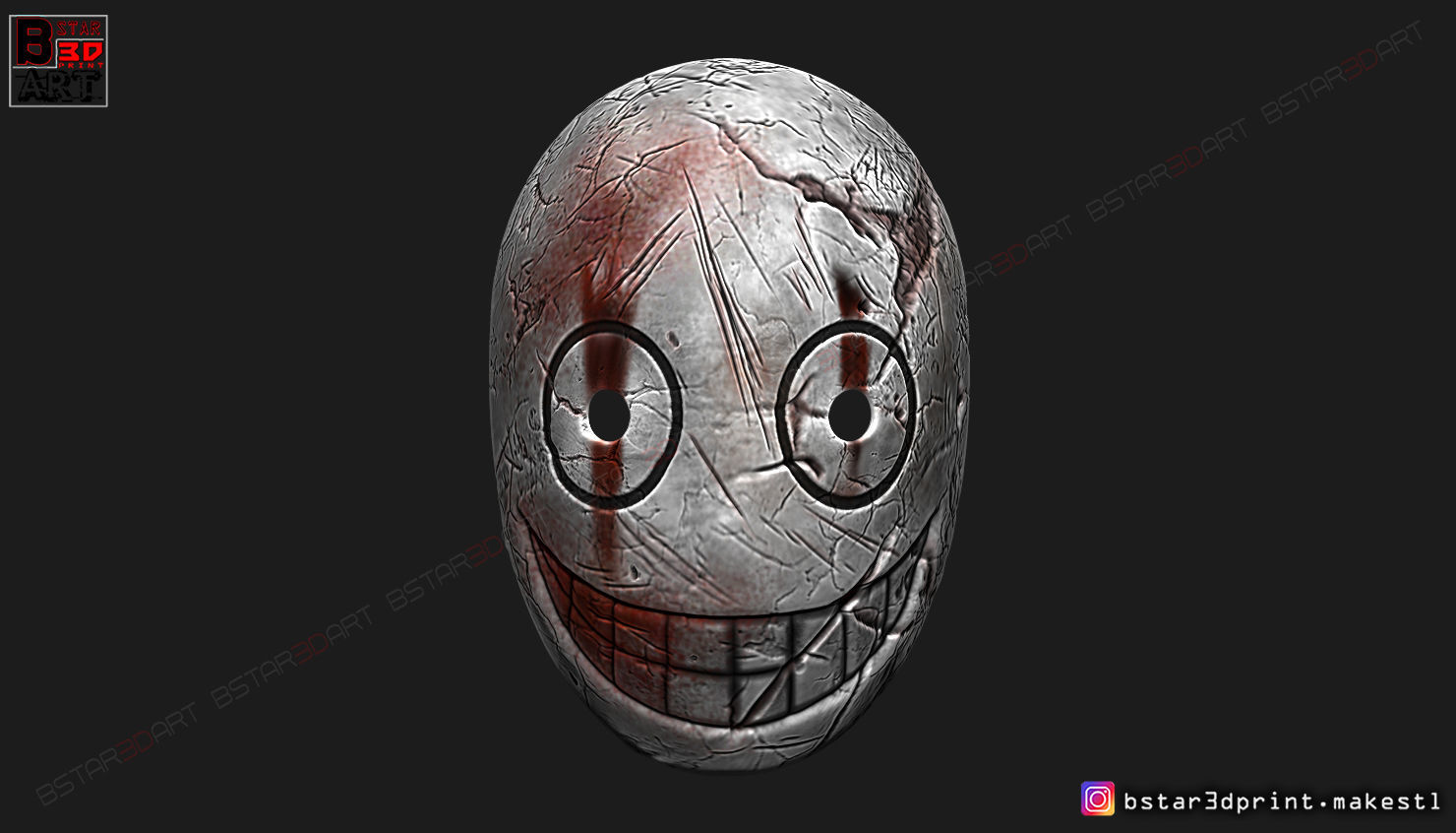 The Legion Frank Mask - Dead by Daylight - The Horror Mask 3D model 3D ...