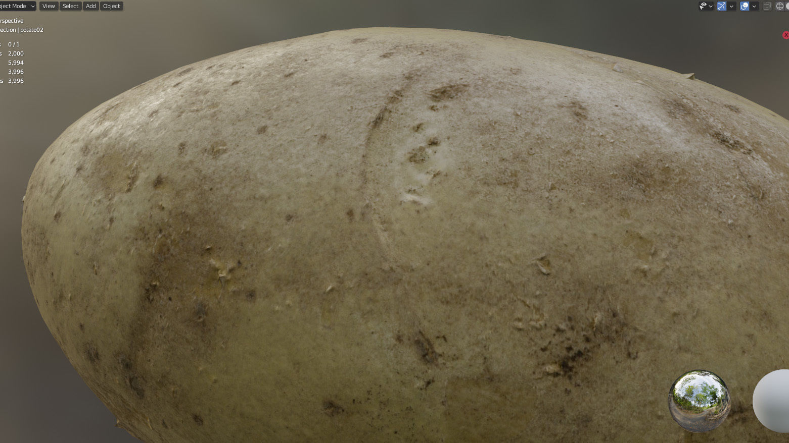 3D model 4k Potato VR / AR / low-poly | CGTrader