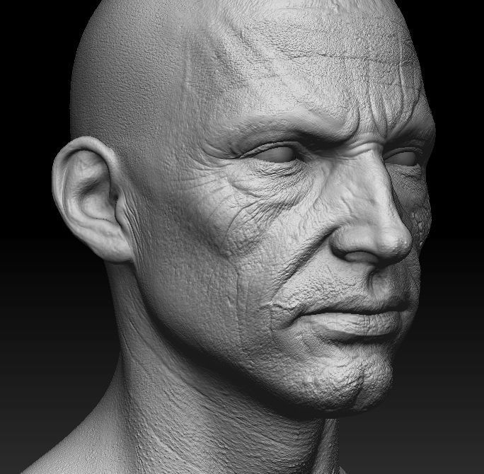 Realistic Male Head 3D model | CGTrader