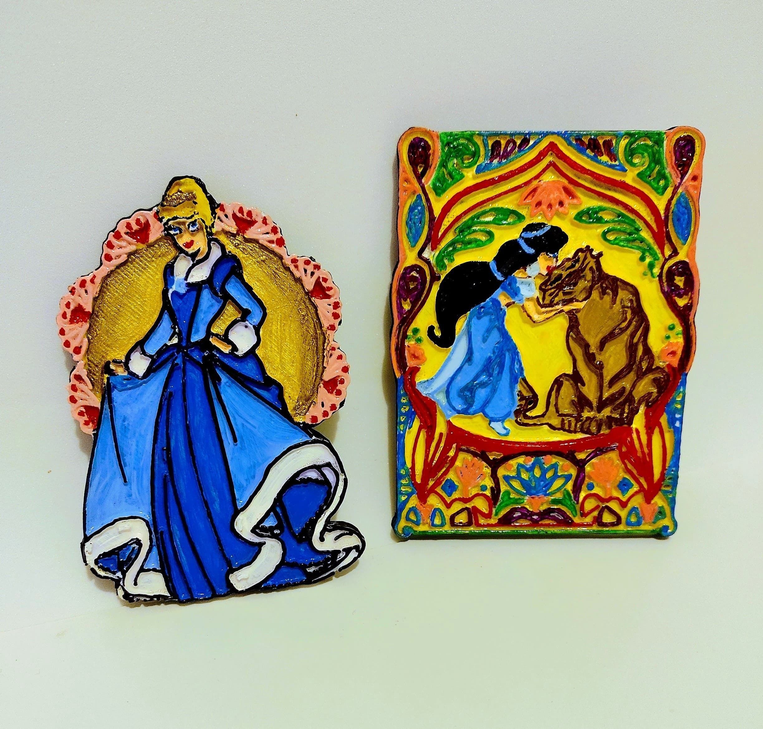 Disney Fridge Magnet Set 3D model 3D printable | CGTrader