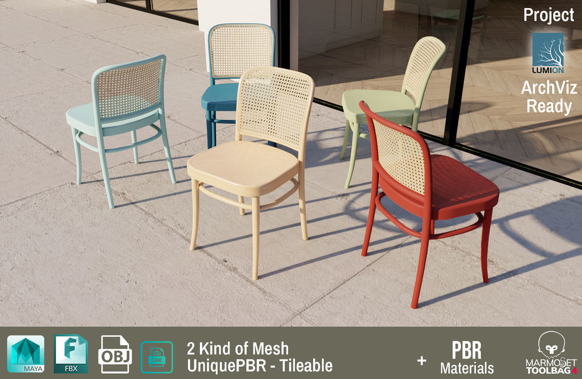 3D Model Collection TON Design - PBR Various Options Pack VR / AR / low ...