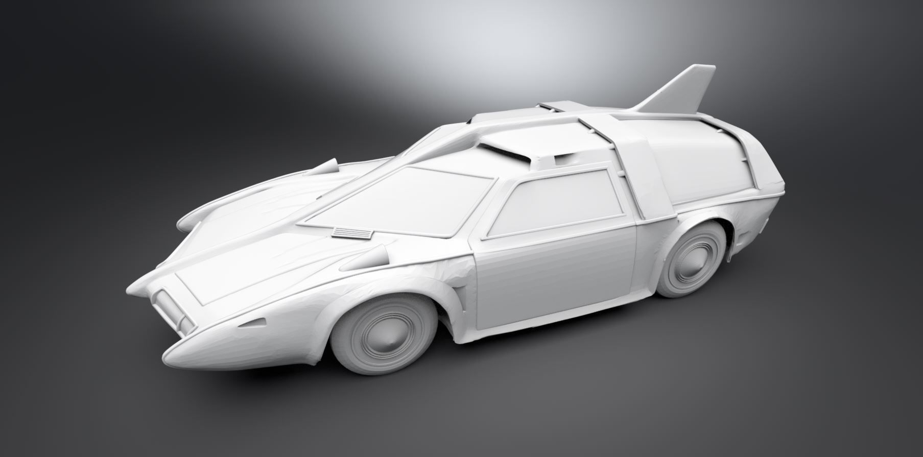 Spectrum Patrol Car Scale 3D model 3D printable | CGTrader
