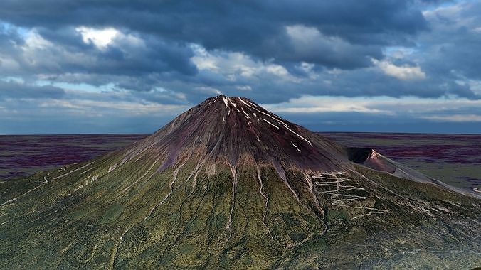 Mount Fuji Landscape 3D model | CGTrader