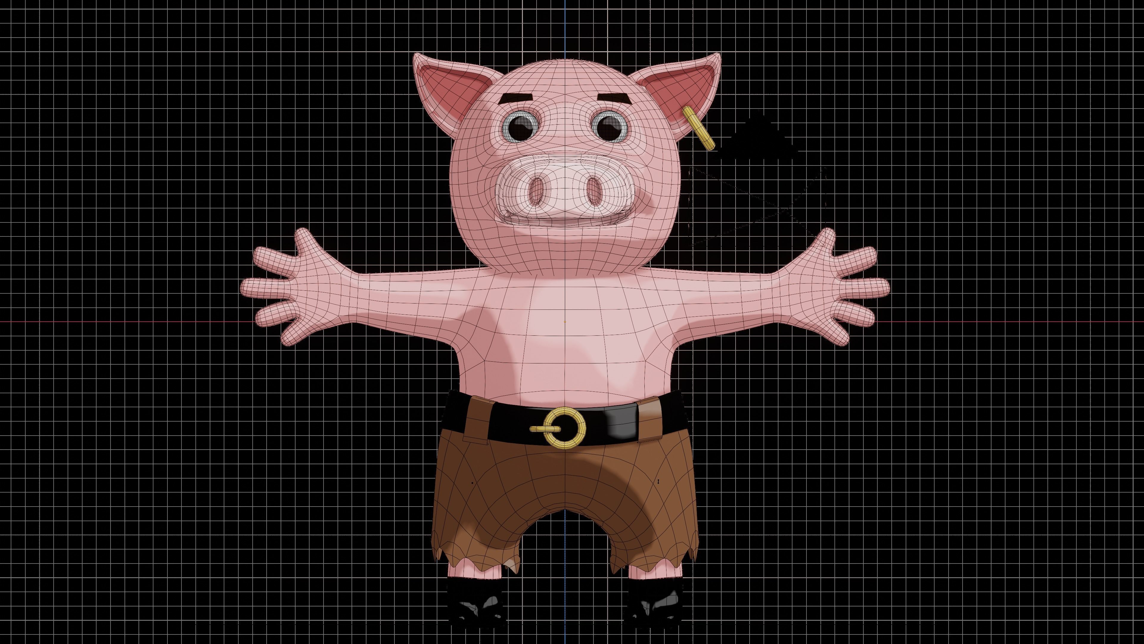 3D model Boxer Pig VR / AR / low-poly | CGTrader
