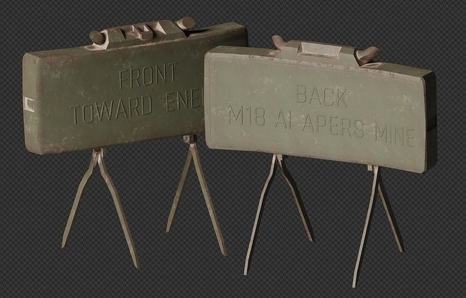 3D model M18A1 Claymore Mine VR / AR / low-poly | CGTrader