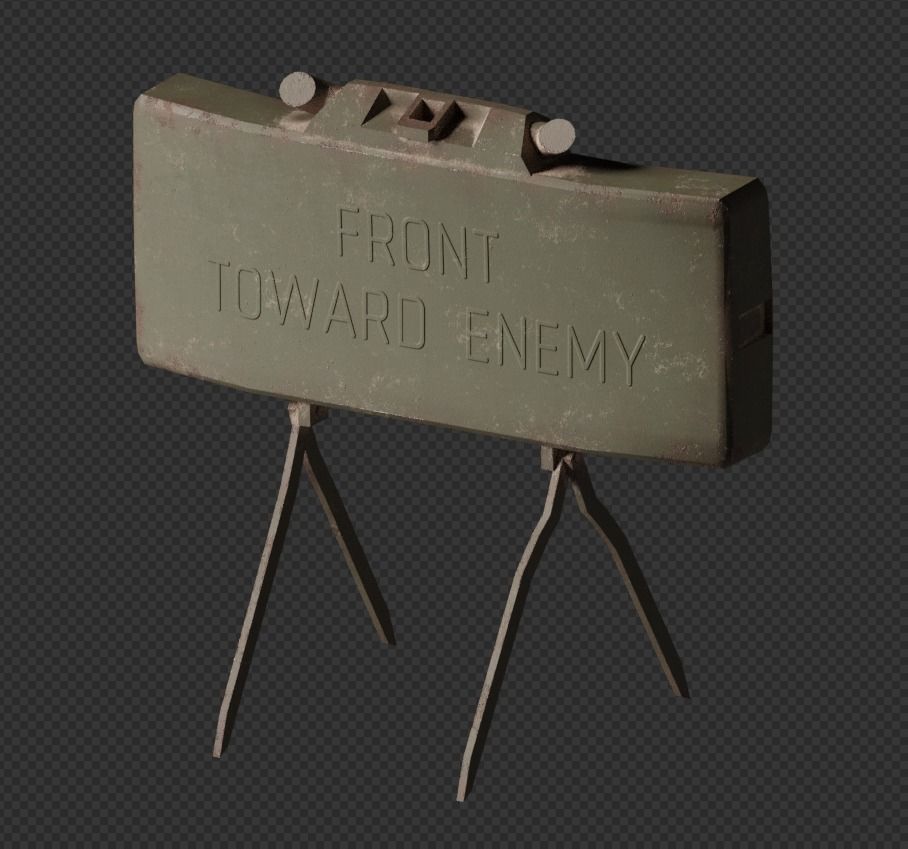 3D model M18A1 Claymore Mine VR / AR / low-poly | CGTrader
