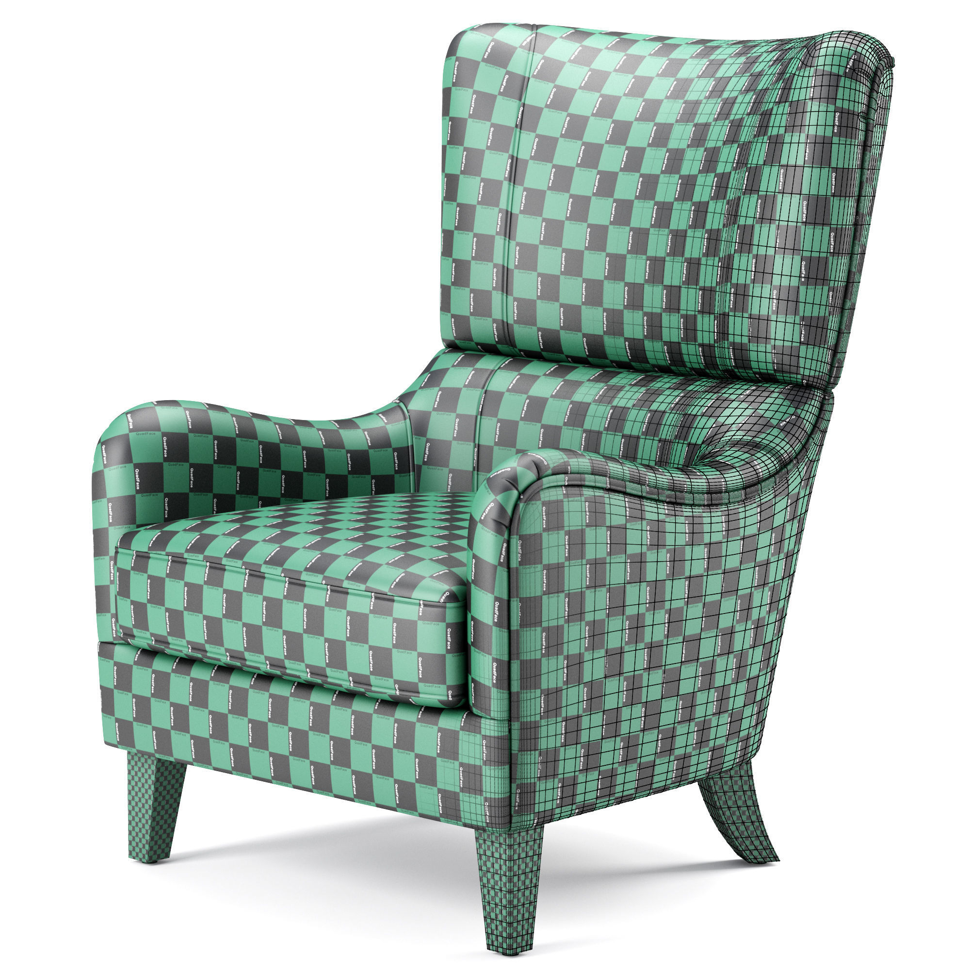 Quentin Sofa Chair Christopher Knight Home 3D model | CGTrader