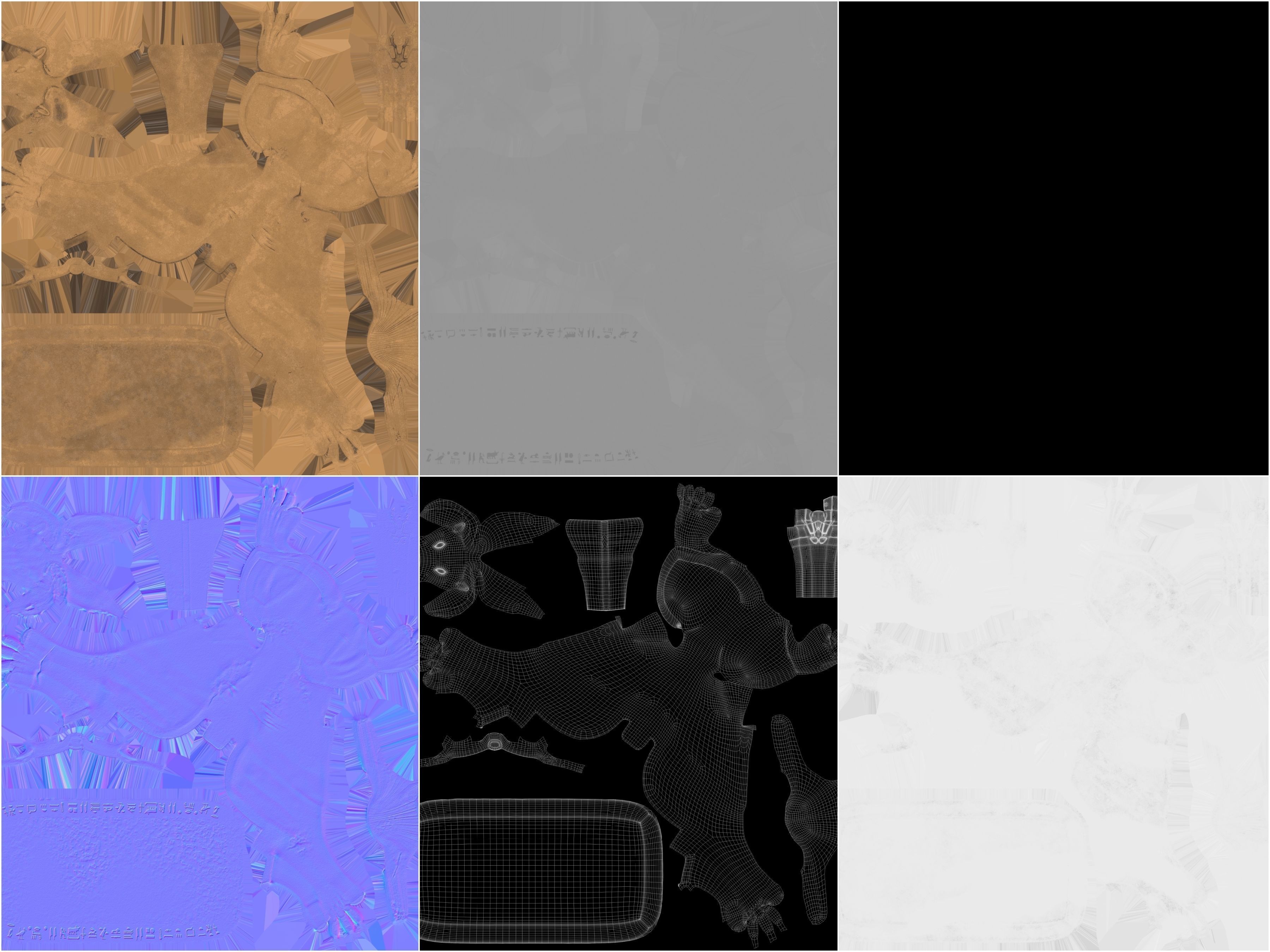 Sphinx Ram ruin 3D model | CGTrader