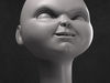 Chucky Doll Head 3D model 3D printable | CGTrader