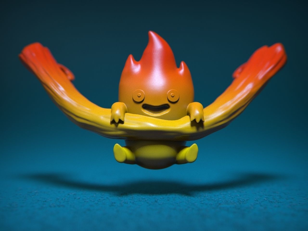 Calcifer earsaver 3D model 3D printable | CGTrader