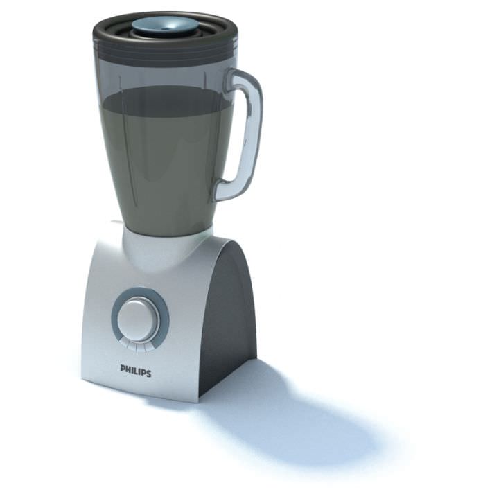 Silver Blender Philips 3D model | CGTrader