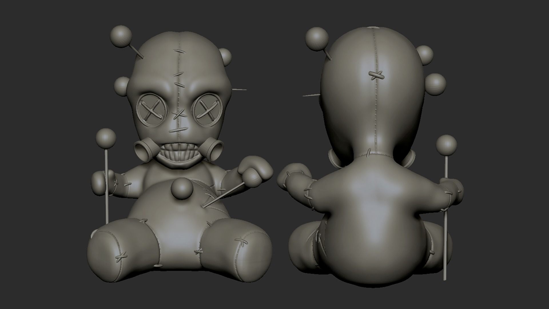 DEATH DOLL 3D model 3D printable | CGTrader