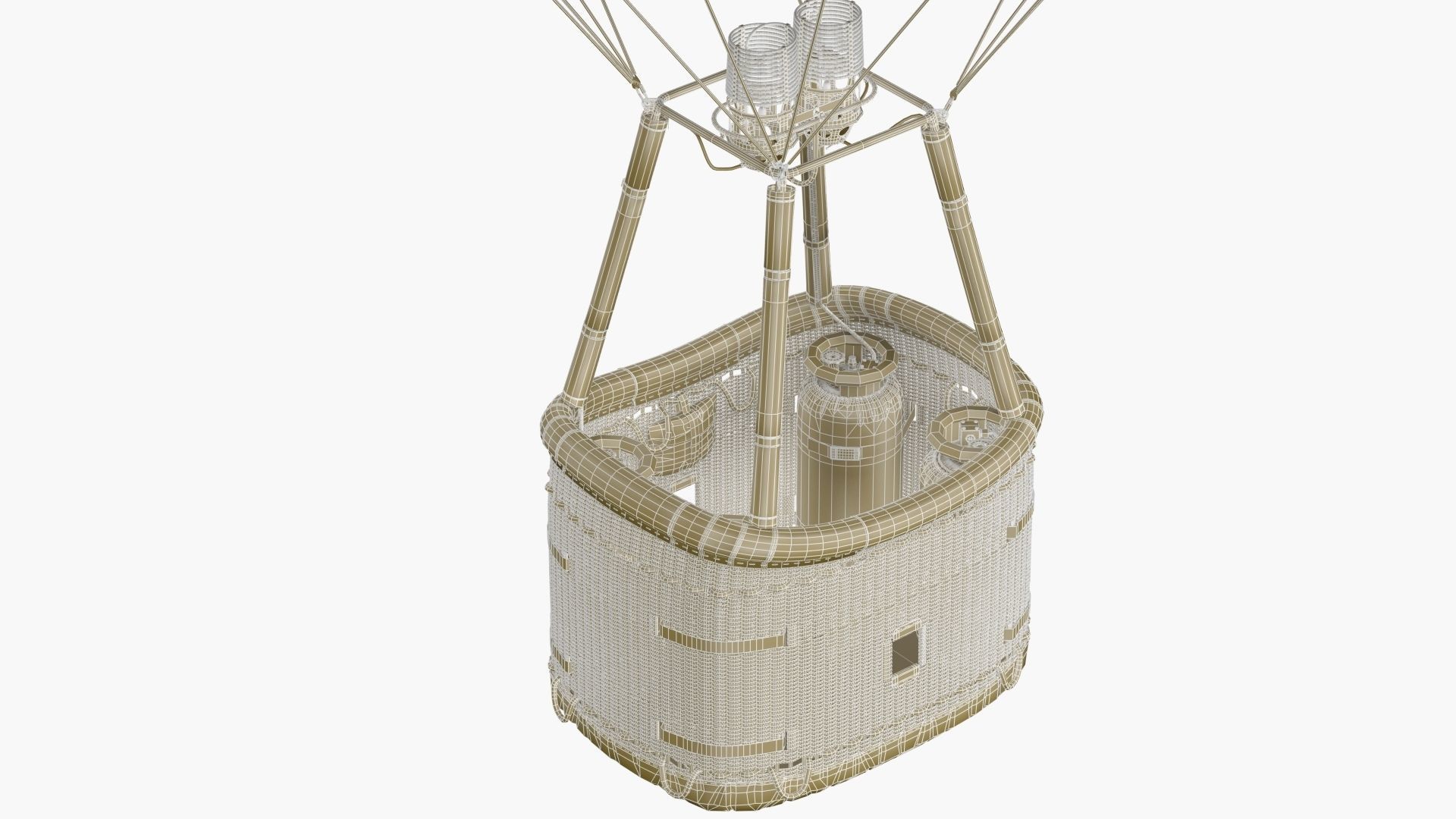 Hot air balloon model 3D model | CGTrader
