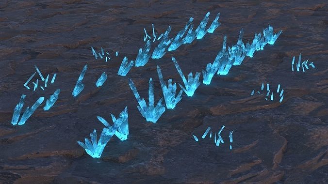 Crystal Pack v2 3D model | CGTrader